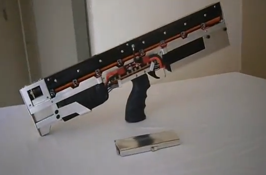 Geek builds full-auto gauss gun Geek builds full-auto gauss gun